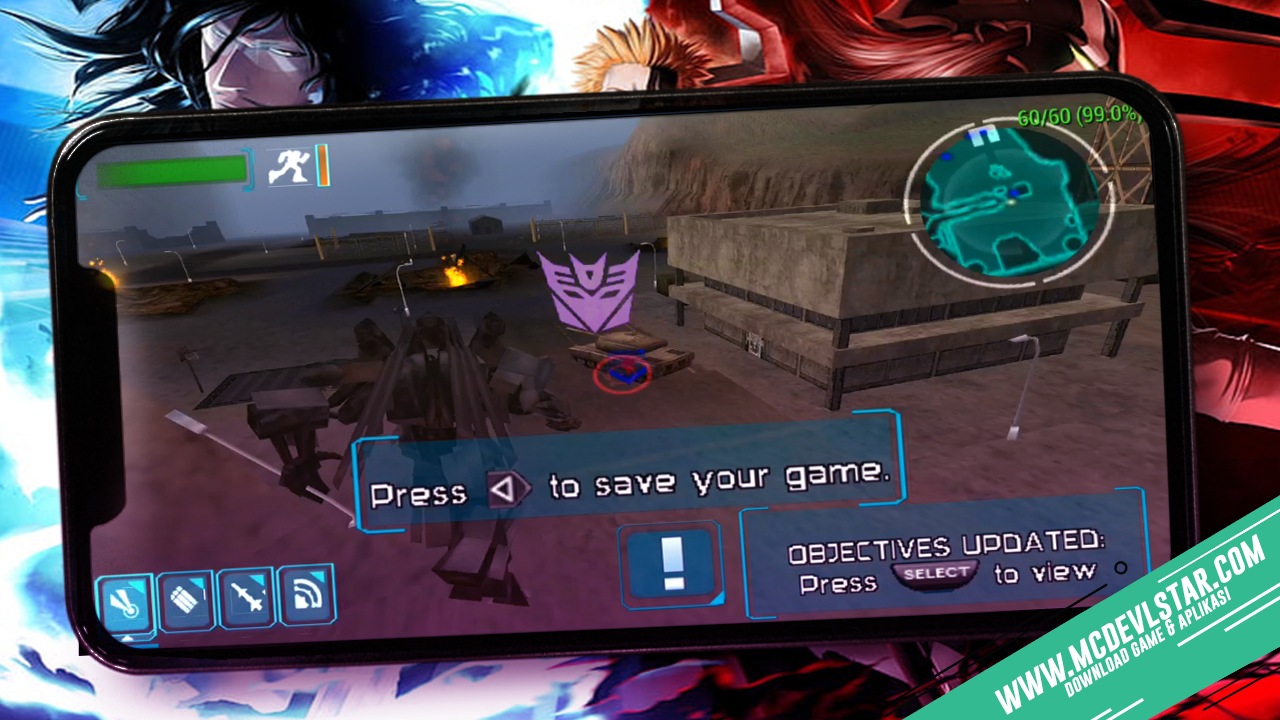 Transformers : The Game +Save Data ( PPSSPP ) – Download All Rom Game ...